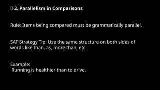 Parallelism and Conujnctions understanding | PPTX