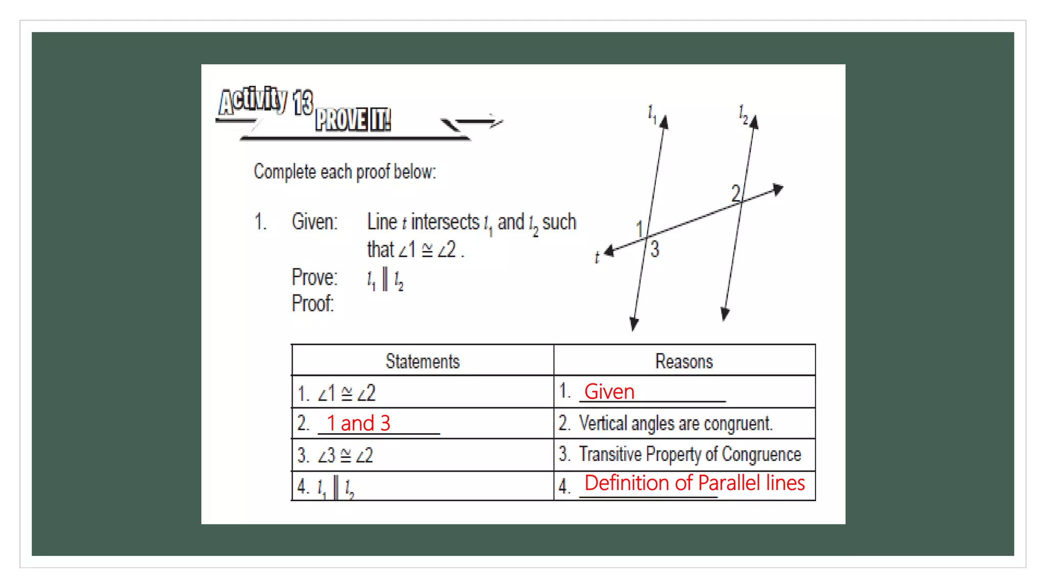 Parallelism and perpendicularity | PPTX