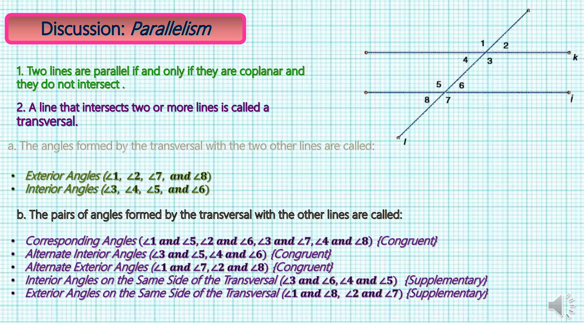 Parallelism and perpendicularity | PPTX