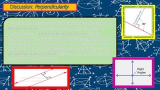 Parallelism and perpendicularity | PPTX