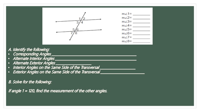 Parallelism and perpendicularity | PPTX