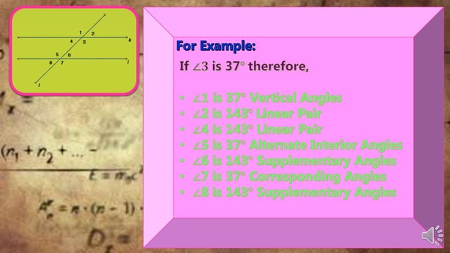 Parallelism and perpendicularity | PPTX