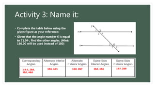 Parallelism and perpendicularity | PPTX