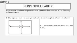 Parallelism and Perpendicularity.pptx | Physics | Science