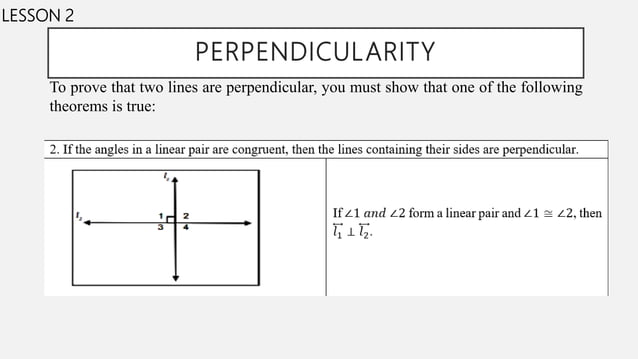 Parallelism and Perpendicularity.pptx | Physics | Science