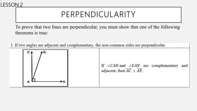 Parallelism and Perpendicularity.pptx | Physics | Science