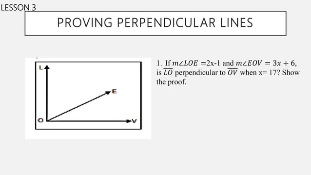Parallelism and Perpendicularity.pptx | Physics | Science