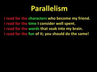 Parallelism Comparison Causality (made by J. Summers) | PPT