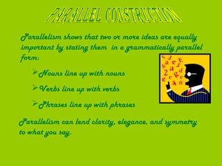 Parallelism copy | PPT