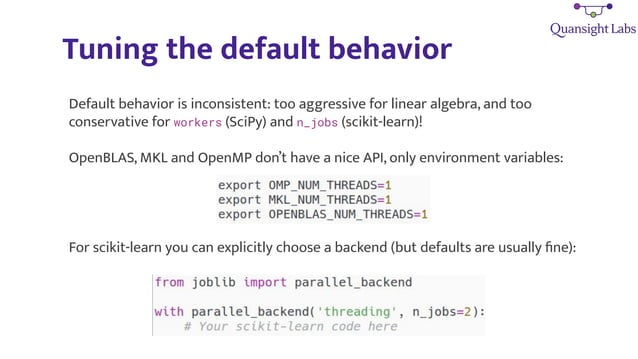 Parallelism in a NumPy-based program | PPT