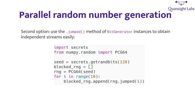 Parallelism in a NumPy-based program | PPT