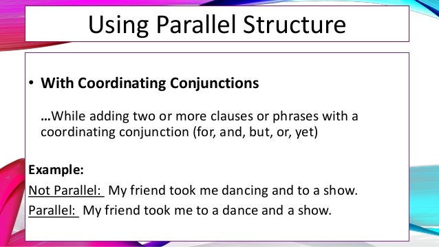 Parallelism (in grammar)