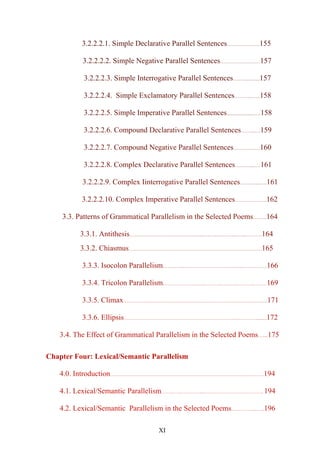 Parallelism in selected children’s poems.presented by aisha sa’adi al ...