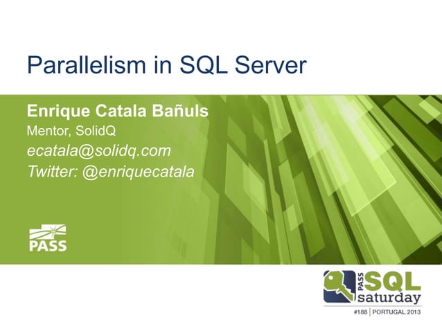 Parallelism in sql server | PPT