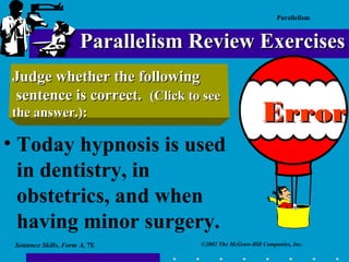 Parallelism ppt | PPT