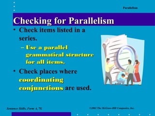 Parallelism ppt | PPT