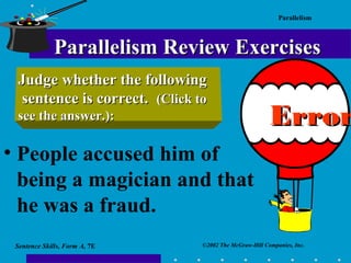 Parallelism ppt | PPT