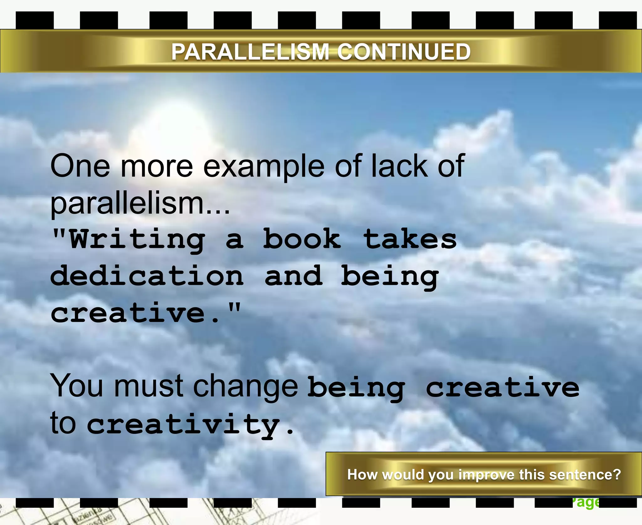 Parallelisms in sentences | PPTX