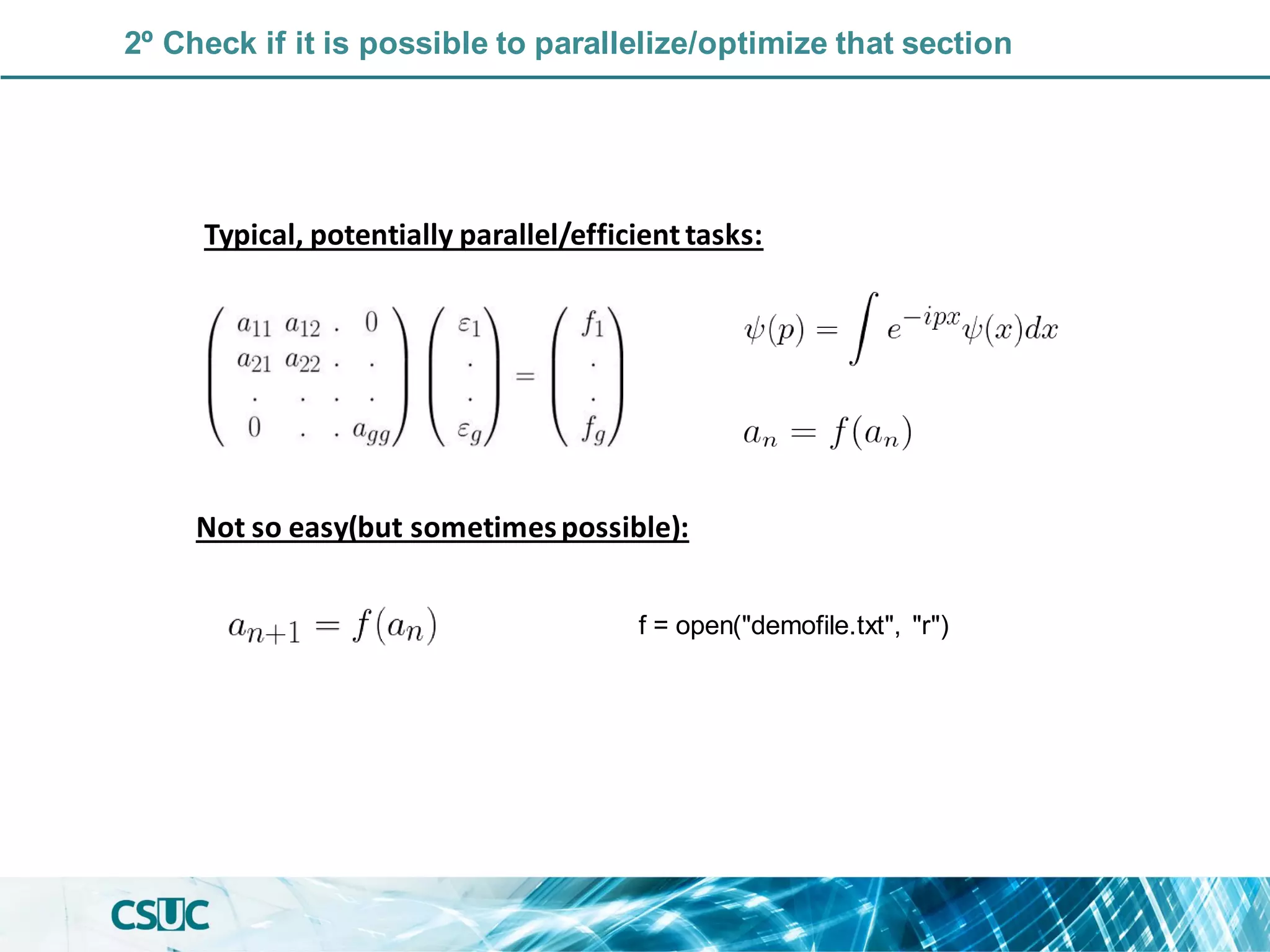 Introduction To Parallelization Ans Performance Optimization Ppt