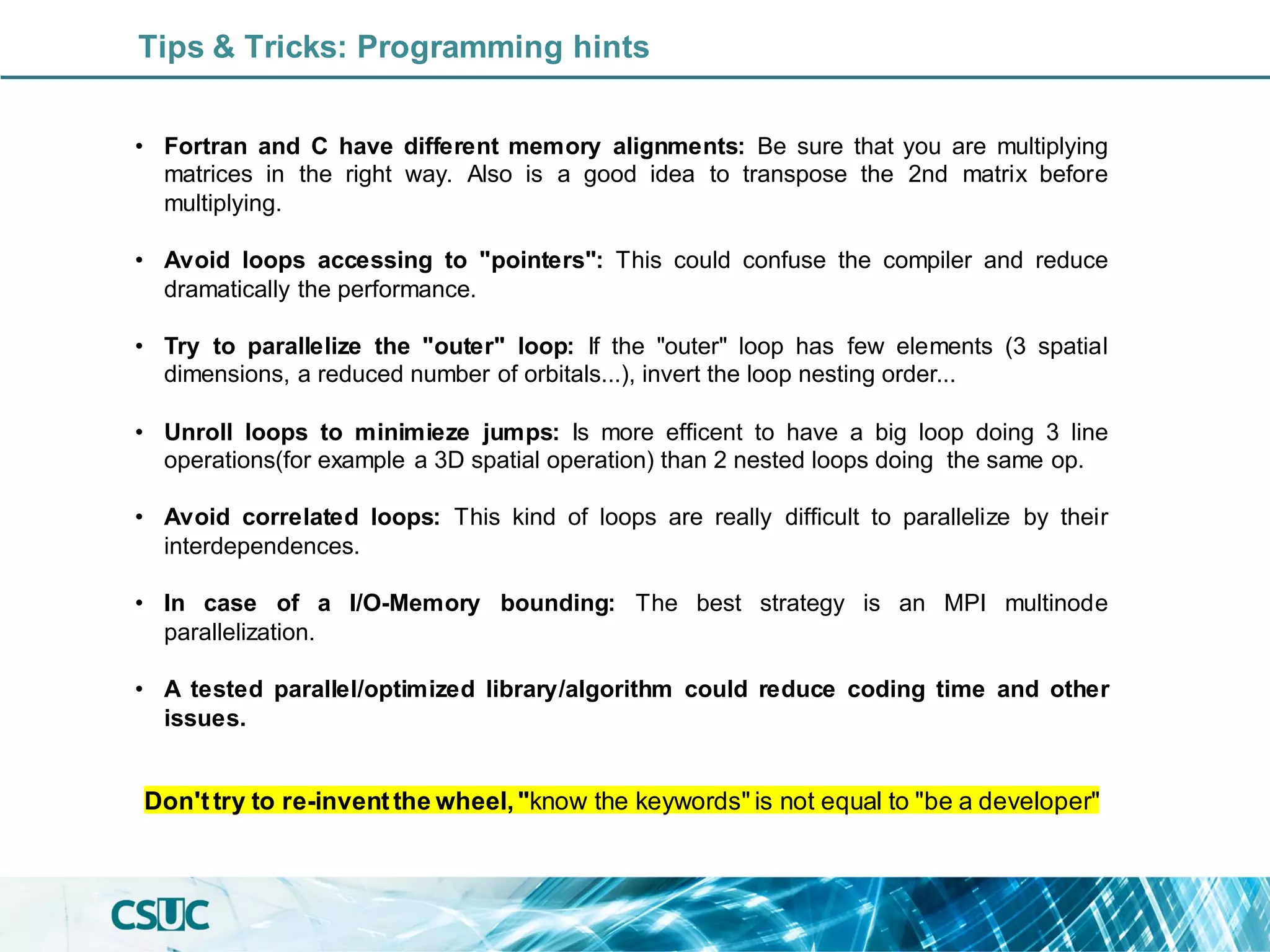 Introduction To Parallelization Ans Performance Optimization Ppt