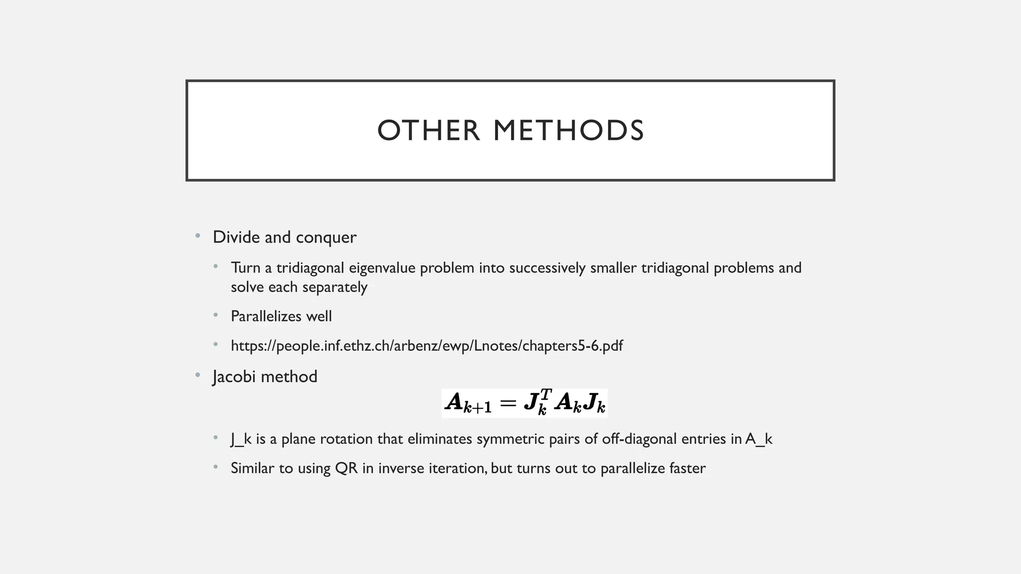 Parallelizing eigenvalue problems and linear stability problems.pptx