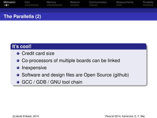 Parallella: Embedded HPC For Everybody | PPT