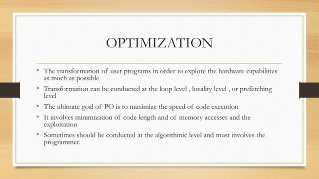 Parallel language and compiler | PPT