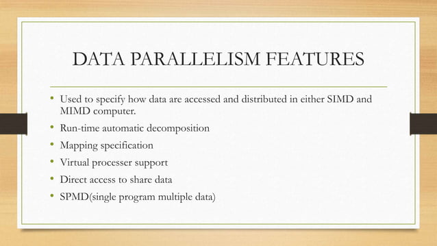 Parallel language and compiler | PPT