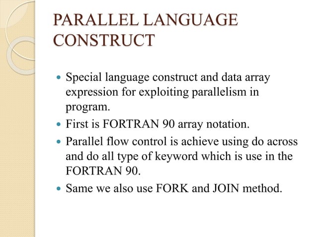 Parallel language & compilers | PPT