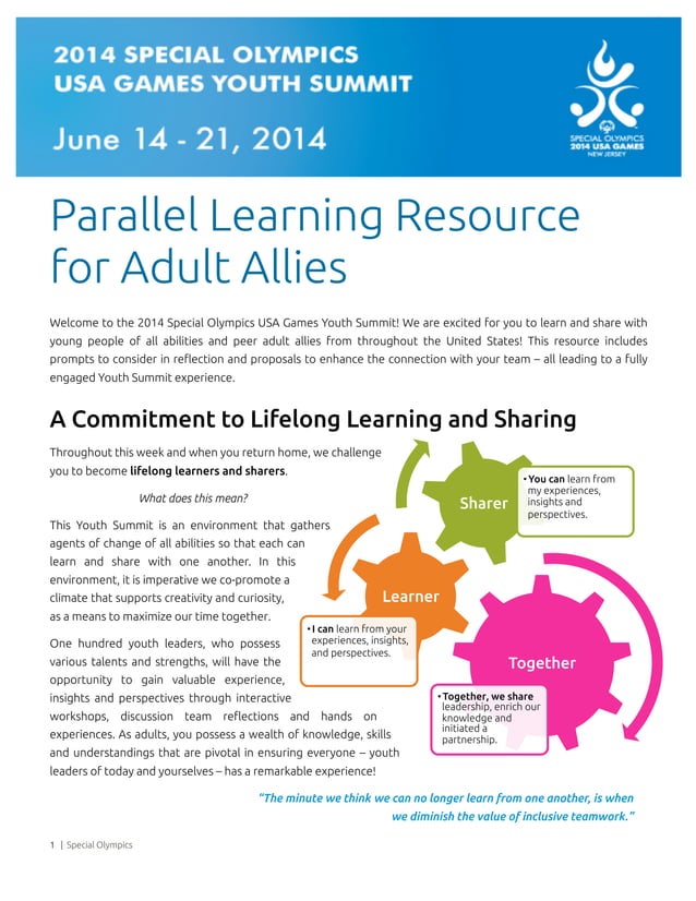 Parallel Learning Resource for Adult Allies | PDF