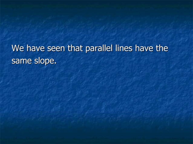 Parallel Lines | PPT