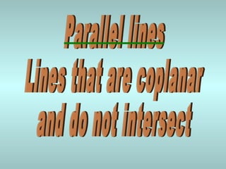 Parallel lines and transversals | PPT