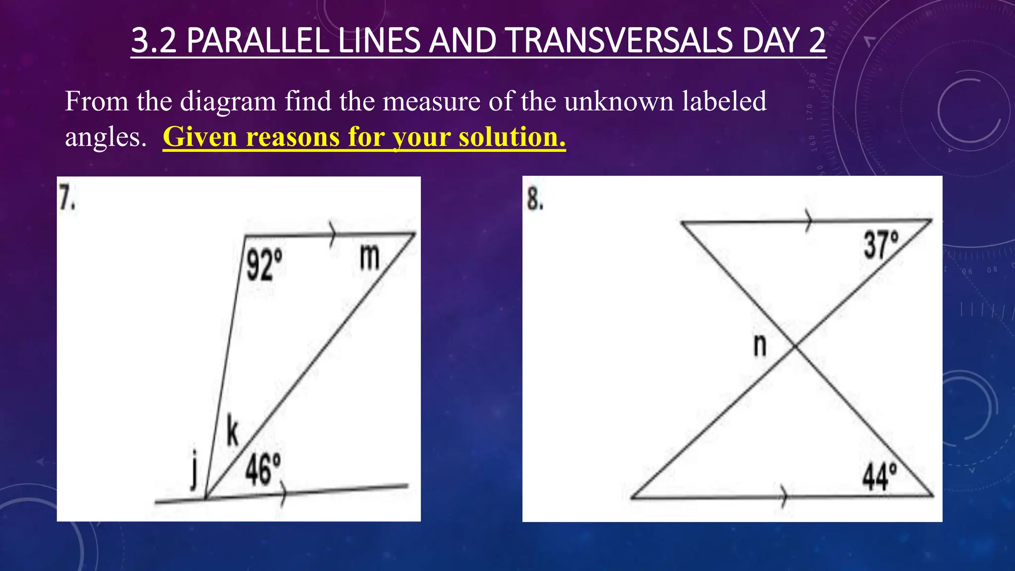 A Parallel Lines and Transversalspp.pptx | Physics | Science