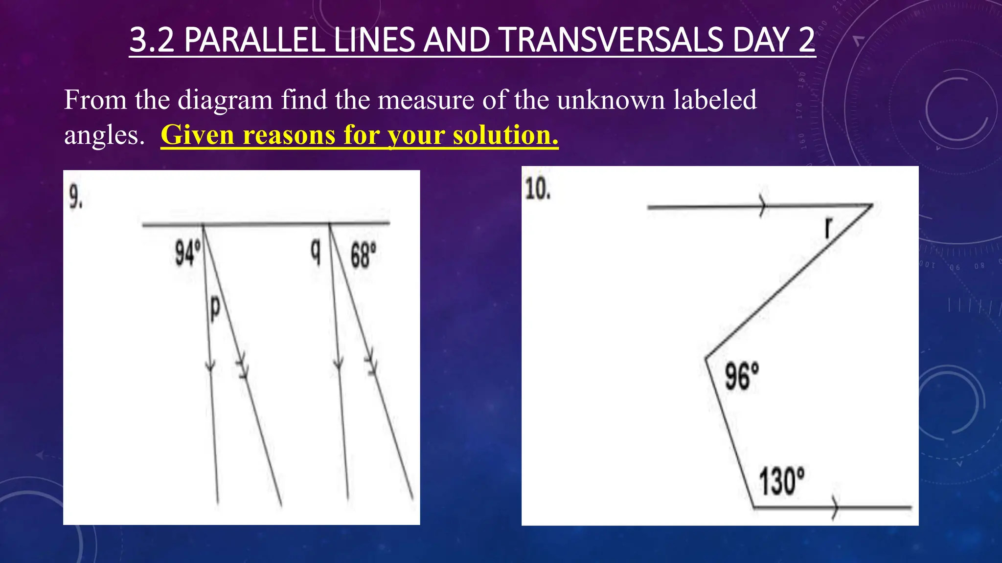 A Parallel Lines and Transversalspp.pptx | Physics | Science