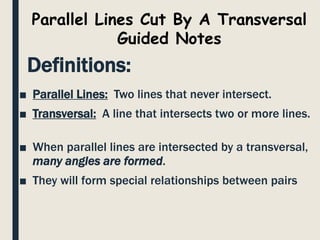 Parallel Lines Cut By a Transversal.pptx