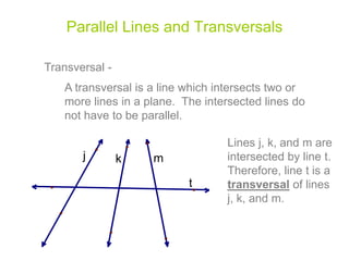 Parallel Lines Cut by a Transversal PPT 1-9-2018.pptx