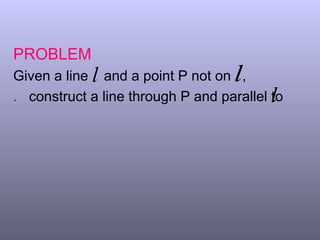mathematics geometry Parallel Lines Proof.ppt