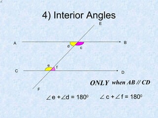 Parallel Lines & Related Angles(1 Na) | PPT