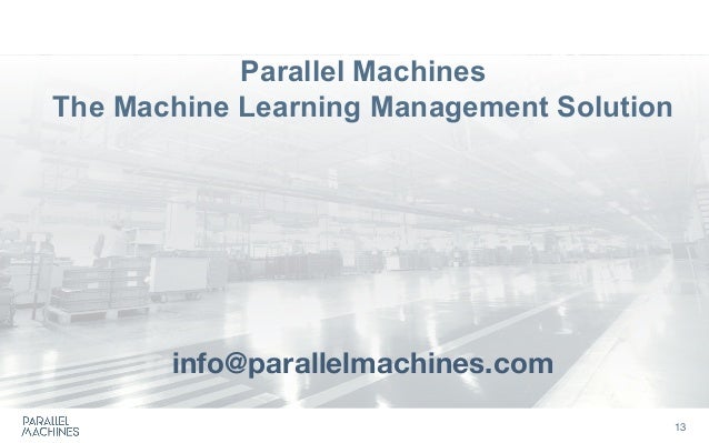 Parallel machines flinkforward2017