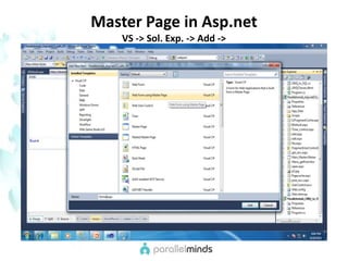 Master Pages In Asp.net