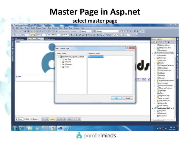Master Pages In Asp.net