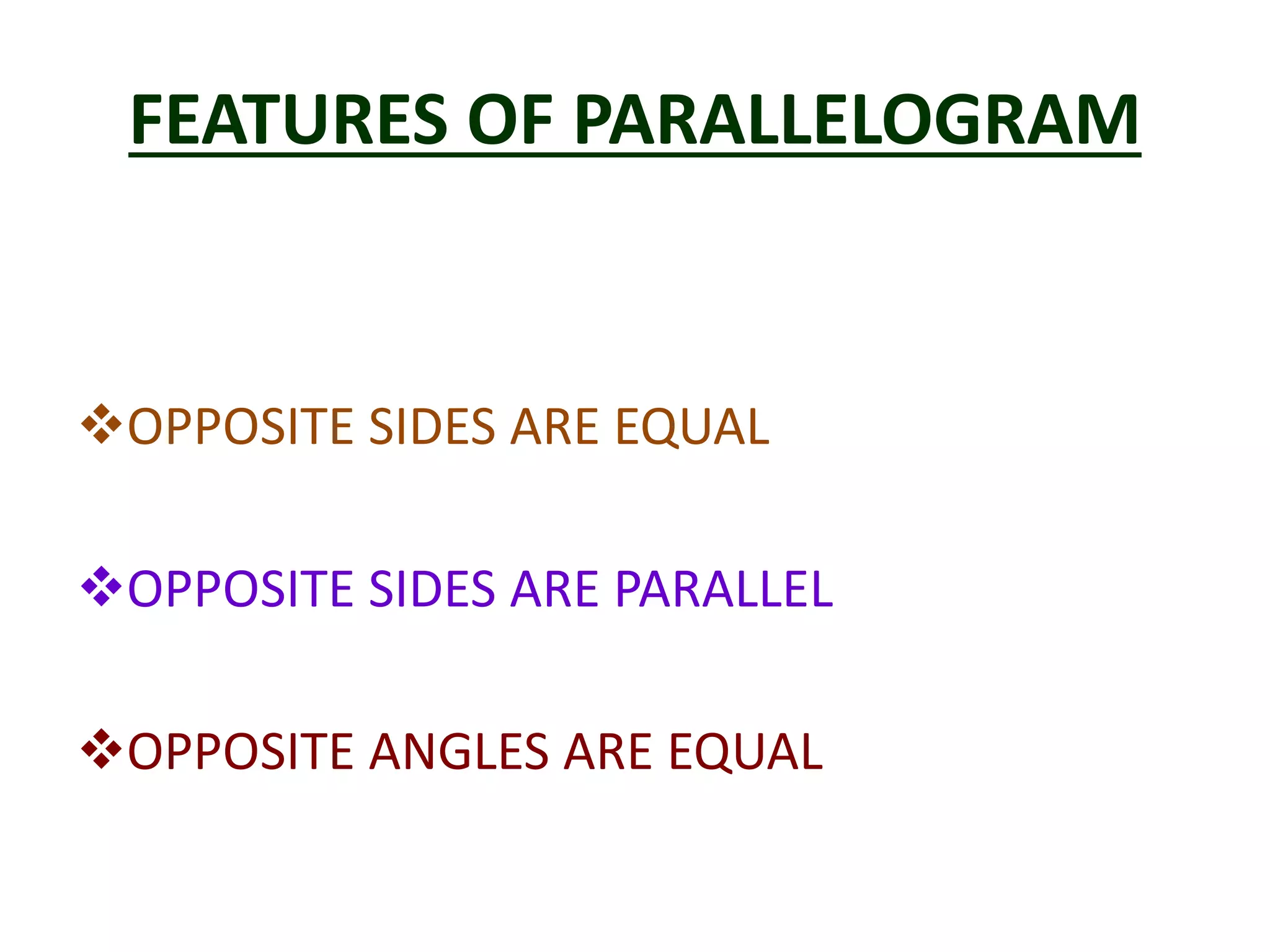 Parallelogram | PPTX
