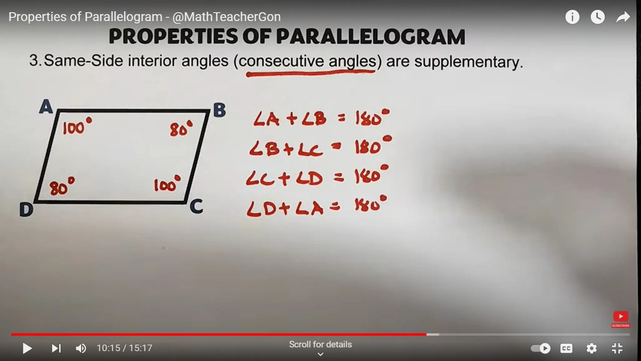 PROPERTIES OF PARALLELOGRAM, SOLVING PARALLELOGRAM | PPTX