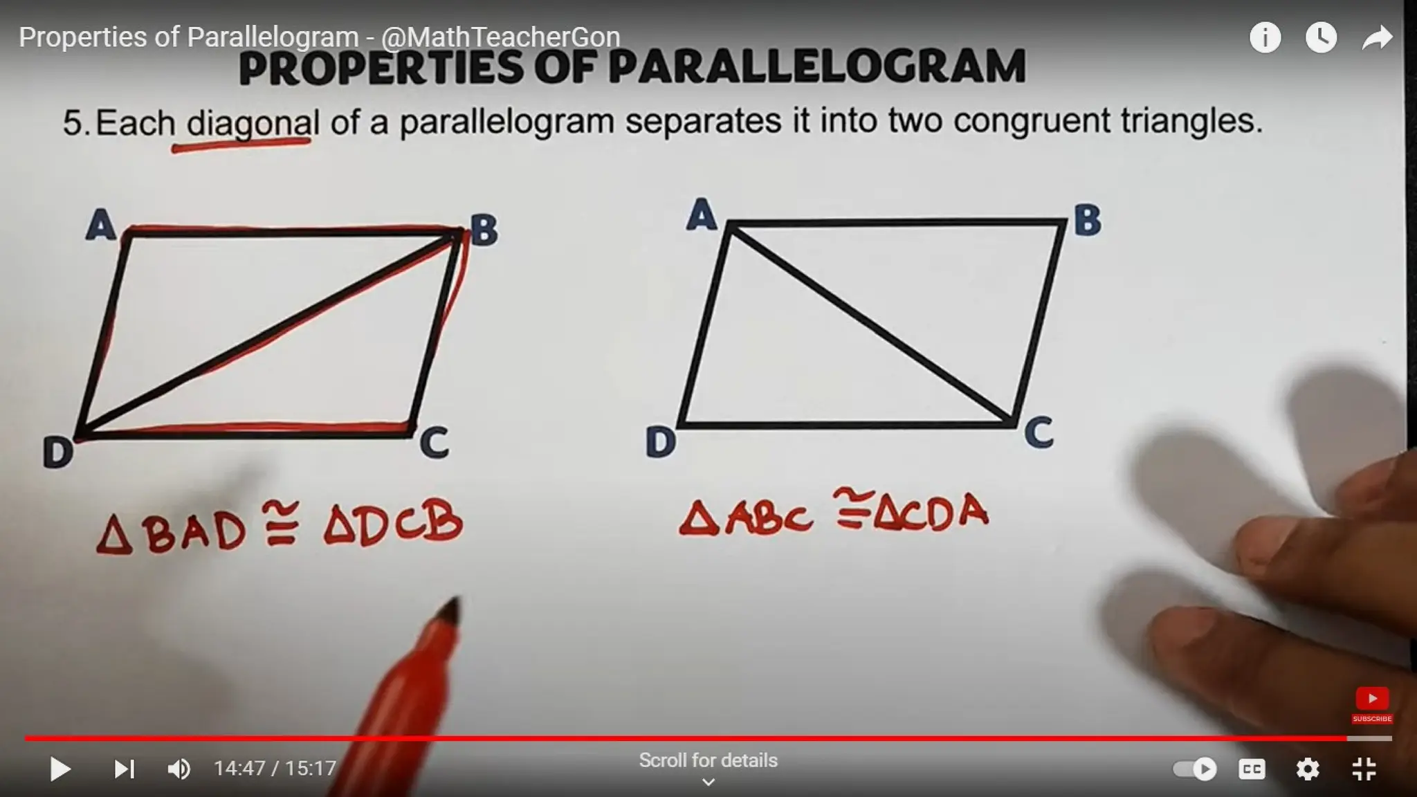 PROPERTIES OF PARALLELOGRAM, SOLVING PARALLELOGRAM | PPTX