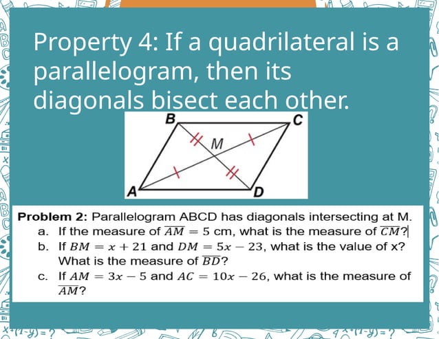 PROPERTIES OF PARALLELOGRAMS- MATHEMATICS 9 QUARTER 3 WEEK 1 | PPTX