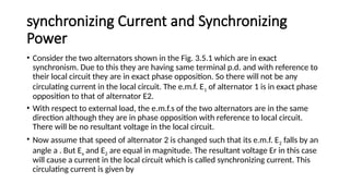 parallel operation of alternator.pptx of pokhara university | PPTX