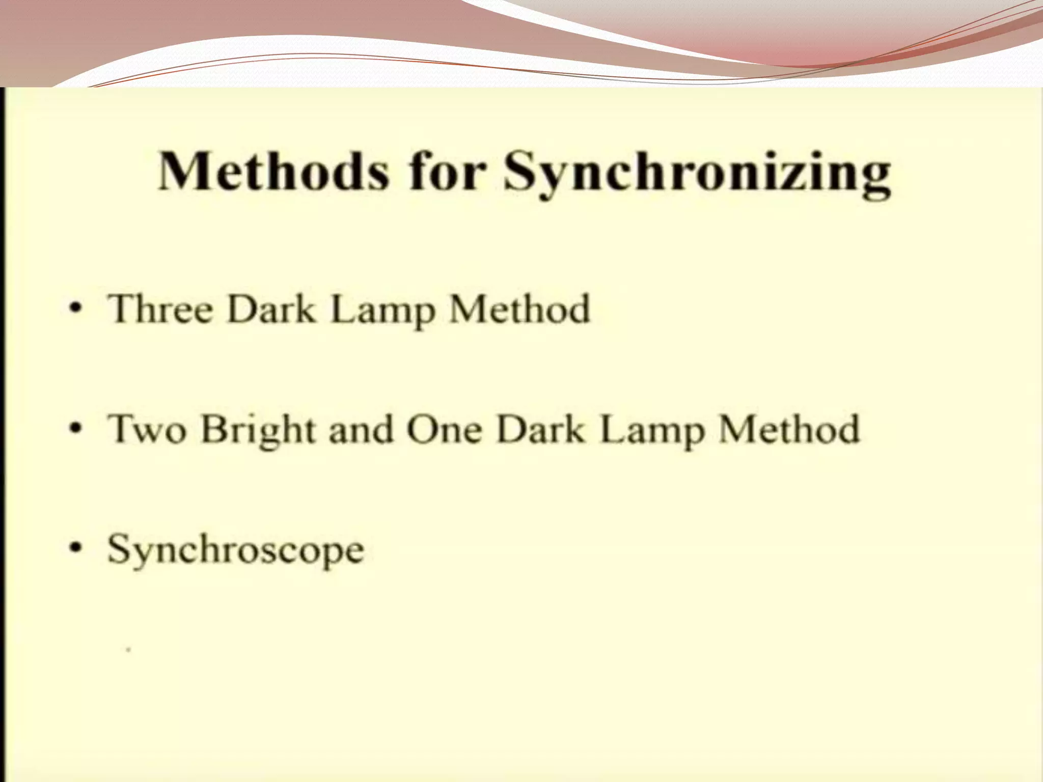 Parallel operation of synchronous generator -saddam hossain | PPTX