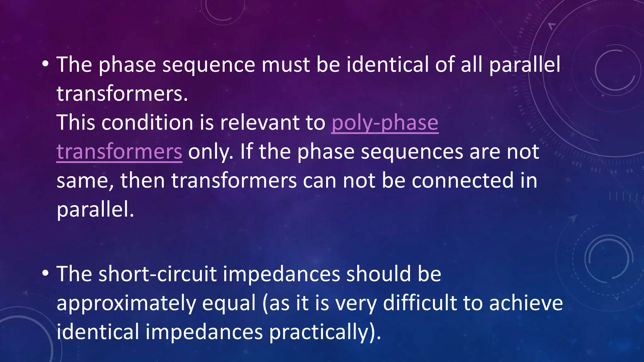Parallel operation of transformers | PPTX