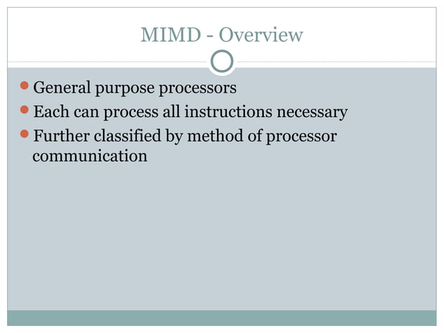 Parallel Processing Concepts Ppt