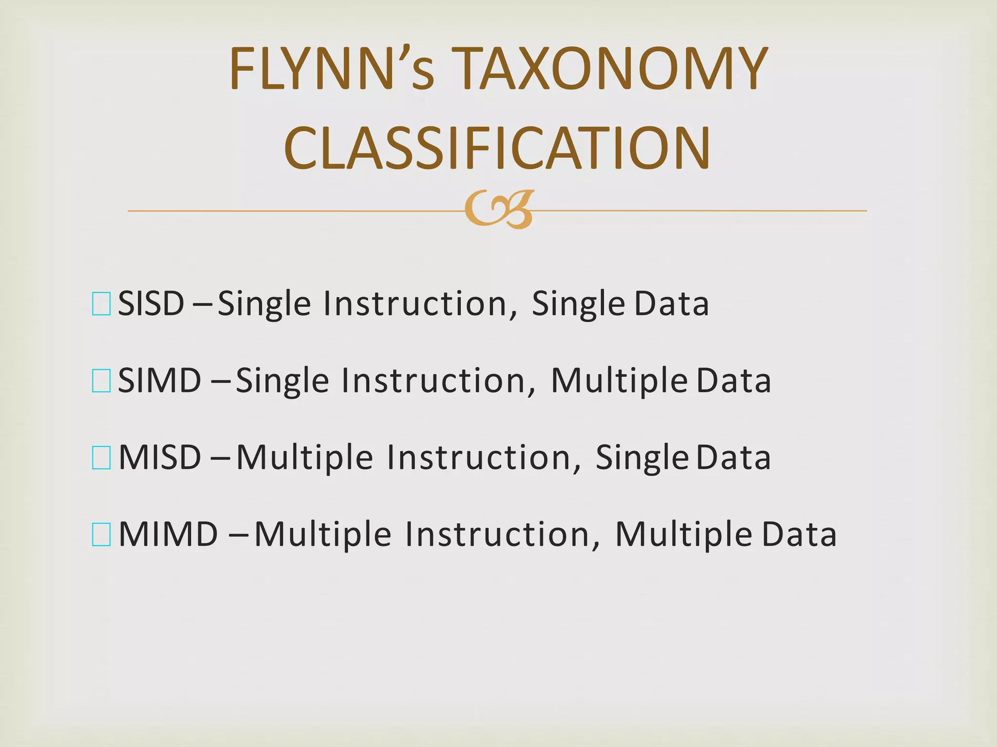 Parallel processing (simd and mimd) | PPTX